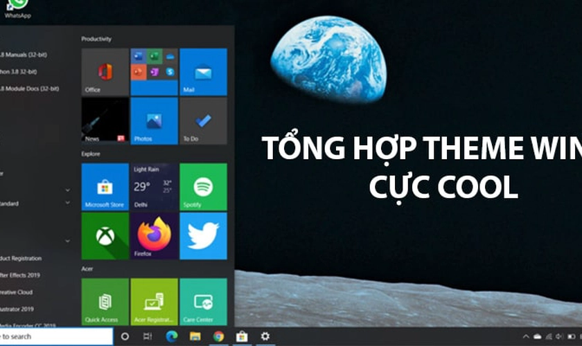 Tổng hợp theme win 10 đẹp cực cool (có link download)