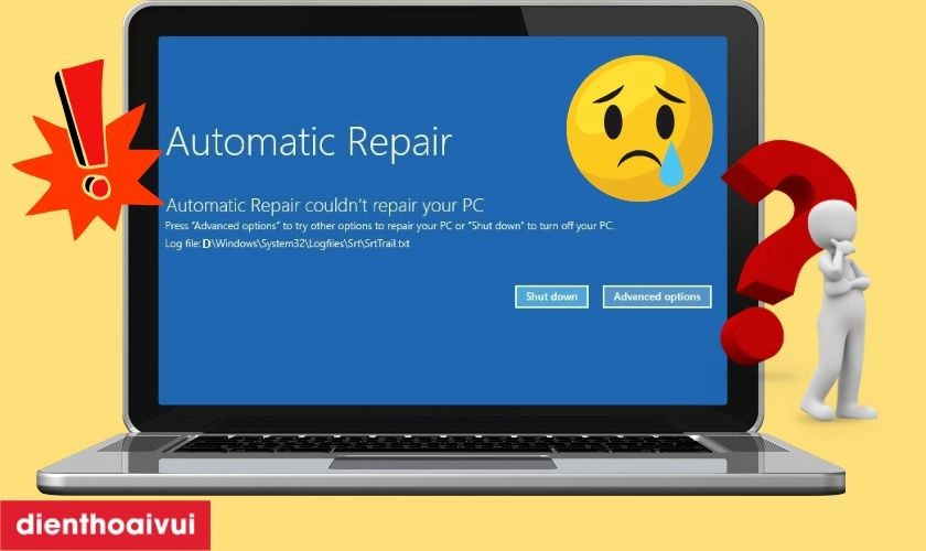 Sửa lỗi Preparing Automatic Repair trên Win 10 và 11 nhanh