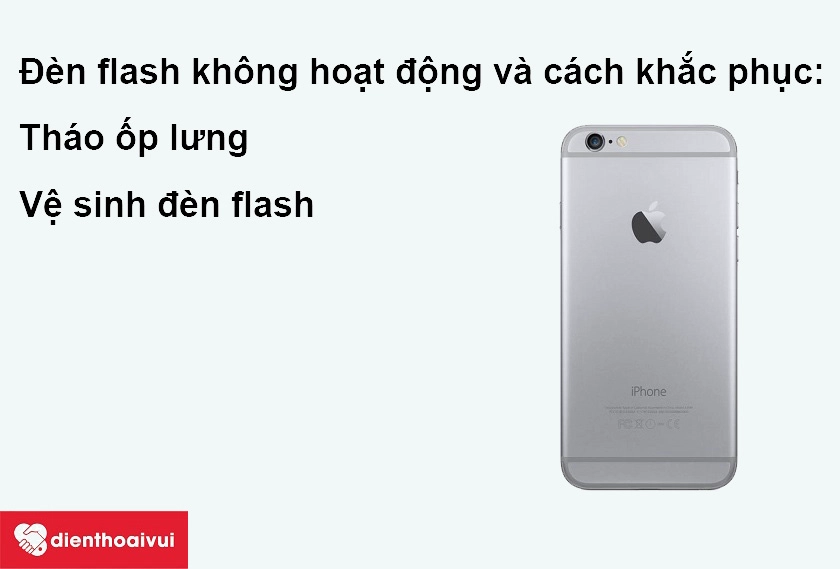 Thay đèn flash iPhone 6 giá rẻ chính hãng. BH 6 tháng
