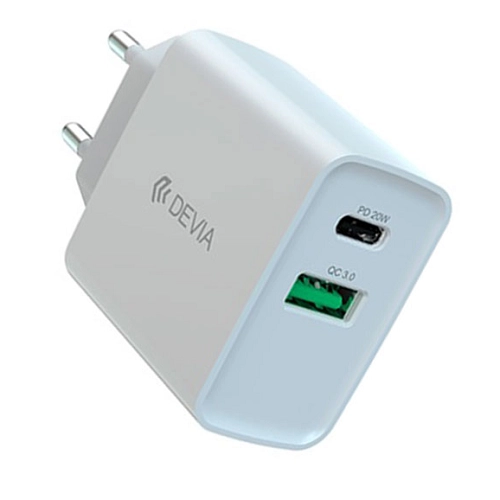 Củ sạc nhanh Devia 2 Cổng 30W chính hãng | Giảm sốc 40%