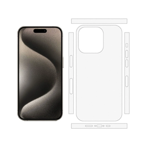 Miếng dán PPF iPhone 15 Pro Max Full viền mặt sau chính hãng | Lấy liền