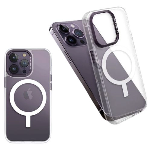 Ốp lưng iPhone 15 Pro Max Devilcase bản tiêu chuẩn hỗ trợ Magsafe trong suốt viền camera chính ...