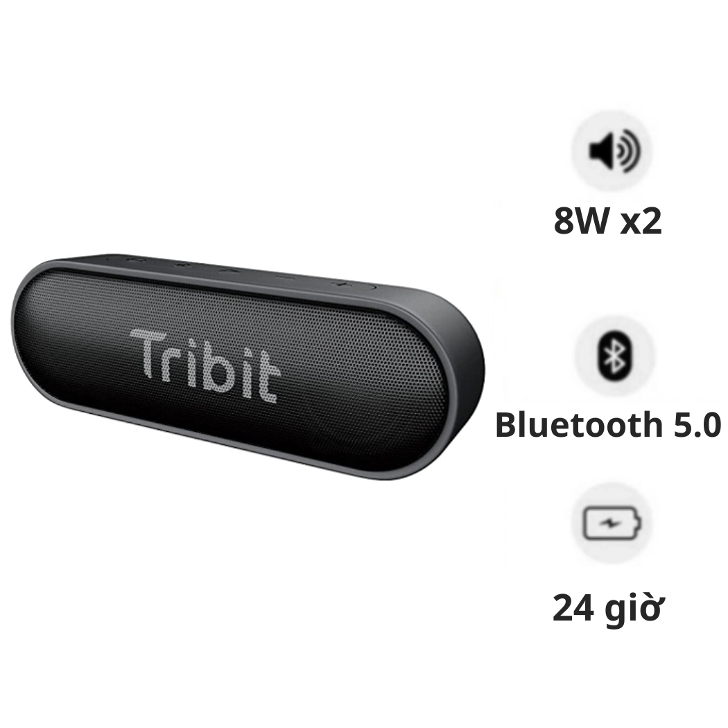 Loa Bluetooth Tribit Xsound go (Pgarded) Đen giá siêu rẻ