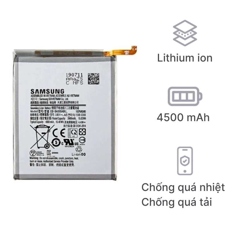 Thay pin Samsung Galaxy A52 5G bao nhiêu tiền, ở đâu giá rẻ