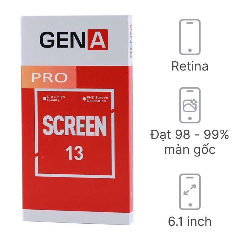 Thay màn hình chính hãng GENA loại Pro cho iPhone 13 giá tốt