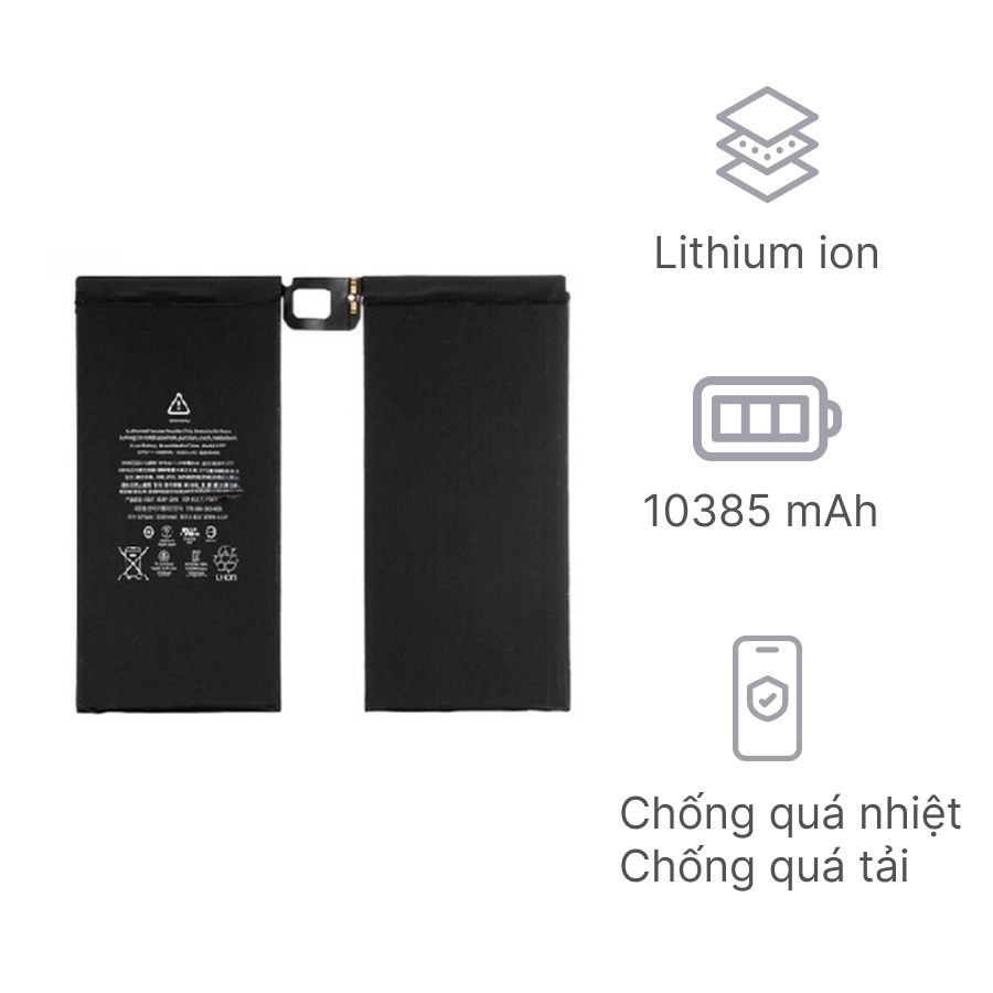 Thay pin iPad Pro M1 12.9 2021 chính hãng, giá rẻ