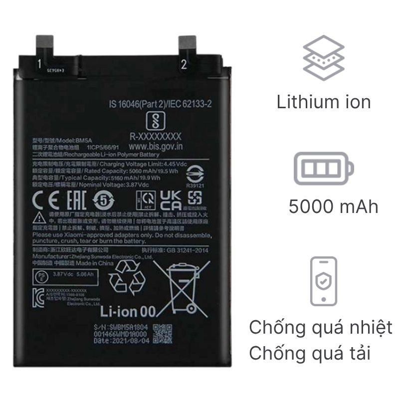 Thay pin Xiaomi Redmi Note 11 Pro chính hãng | Lấy liền