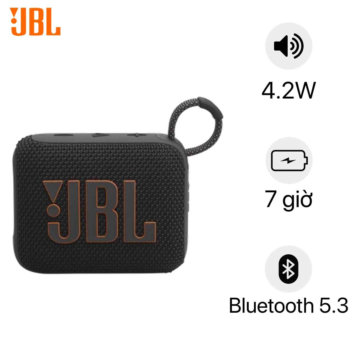Loa Bluetooth JBL Go 4 chính hãng | Lấy liền