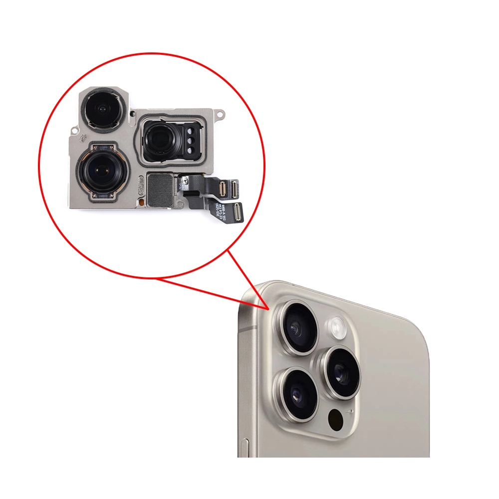 Thay camera sau iPhone 15 Pro Max chính hãng Hatech giá rẻ