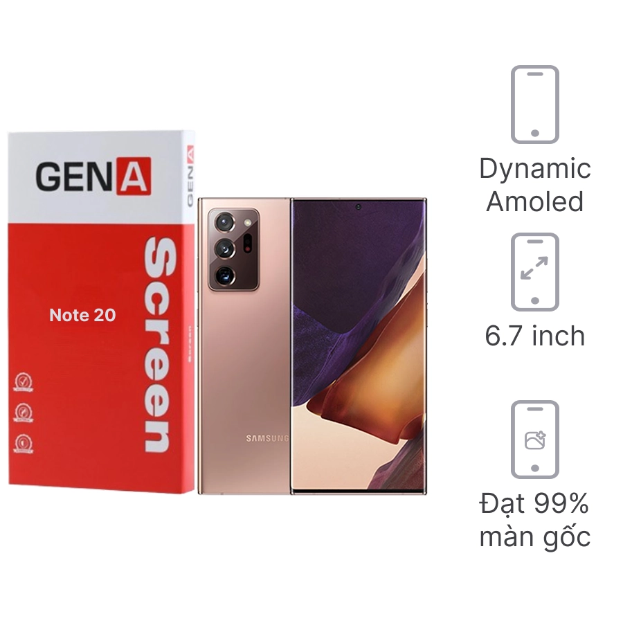 Thay màn hình Samsung Galaxy Note 20 rời chính hãng GENA loại Pro