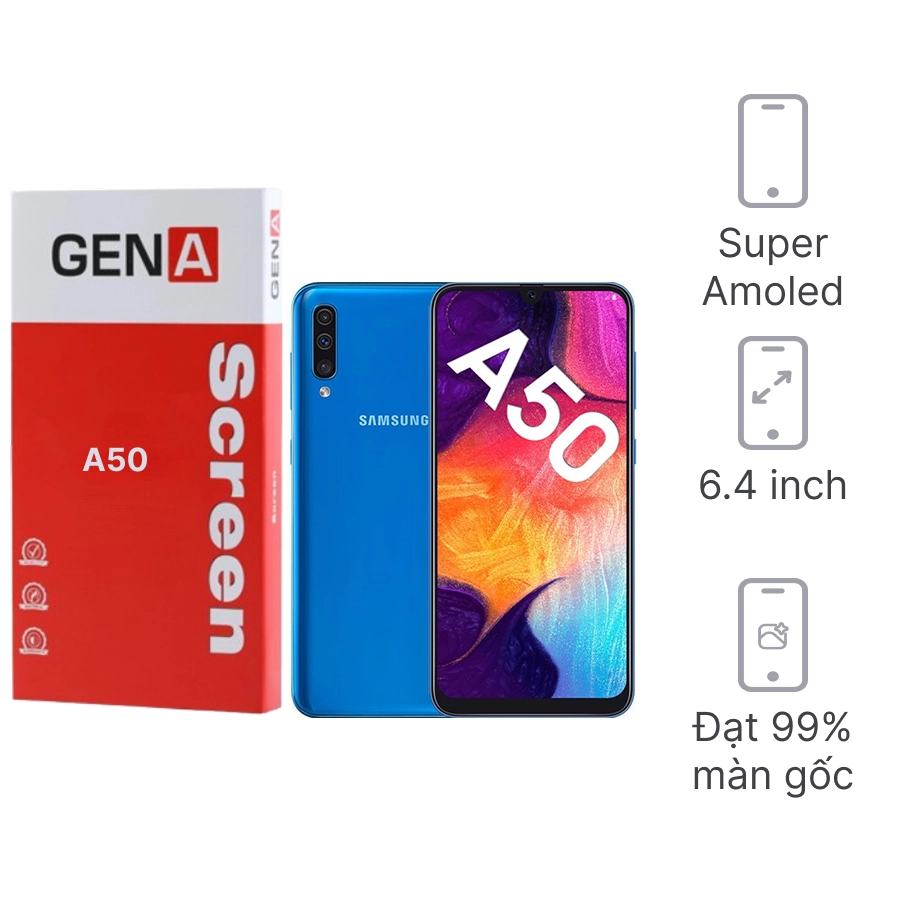 Thay màn hình Samsung Galaxy A50 chính hãng GENA loại Pro