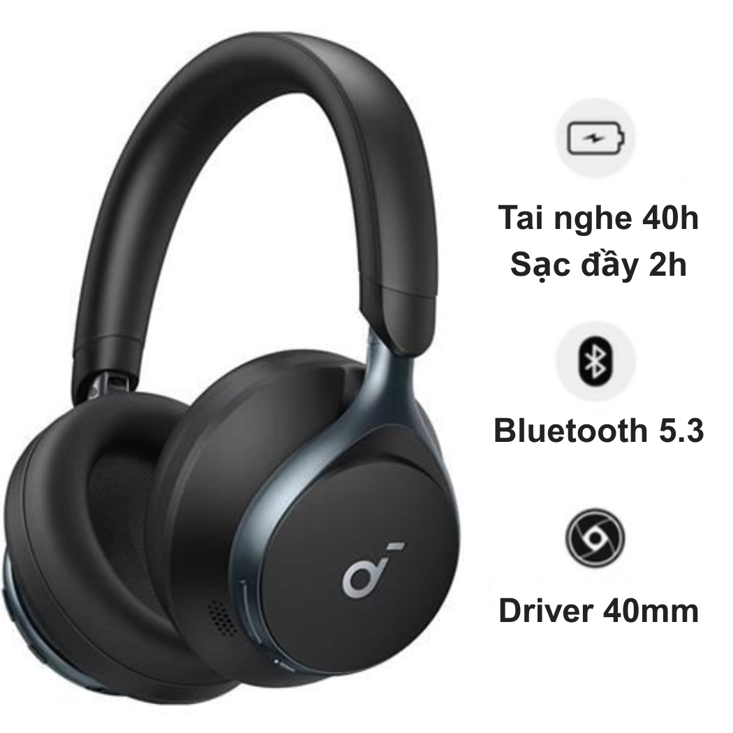 Tai nghe Bluetooth chụp tai Anker Soundcore Space One chính hãng | Lấy liền