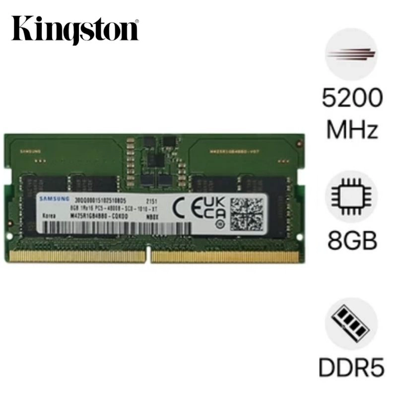Ram laptop Kingston 8GB DDR5 Bus 5200MHz giá tốt
