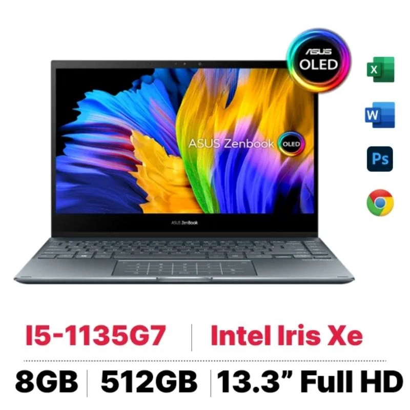 Laptop ASUS Zenbook Flip UX363EA - Đã kích hoạt chính hãng | Lấy liền