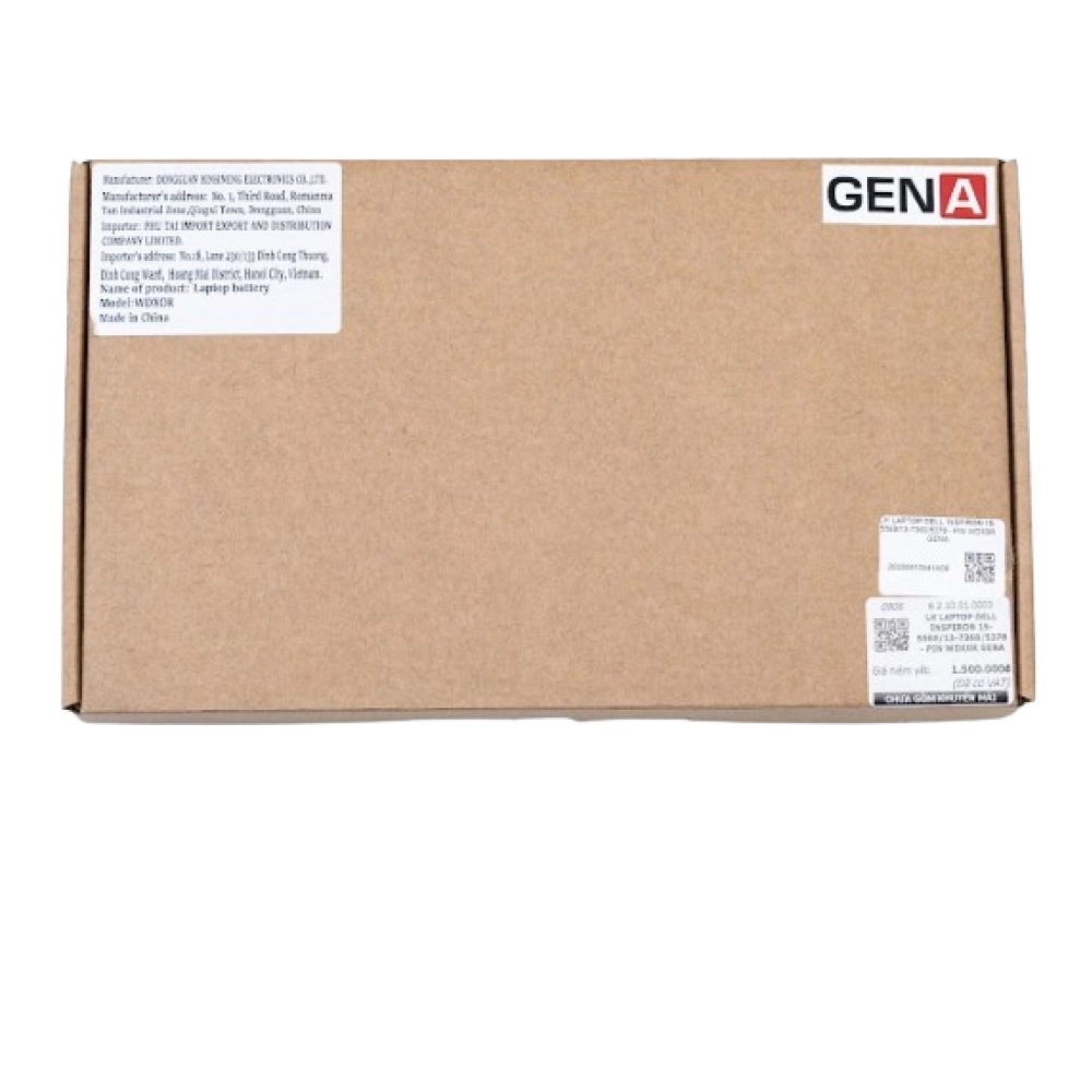 Thay pin laptop Dell Inspiron 5567 chính hãng GENA chính hãng | Lấy liền