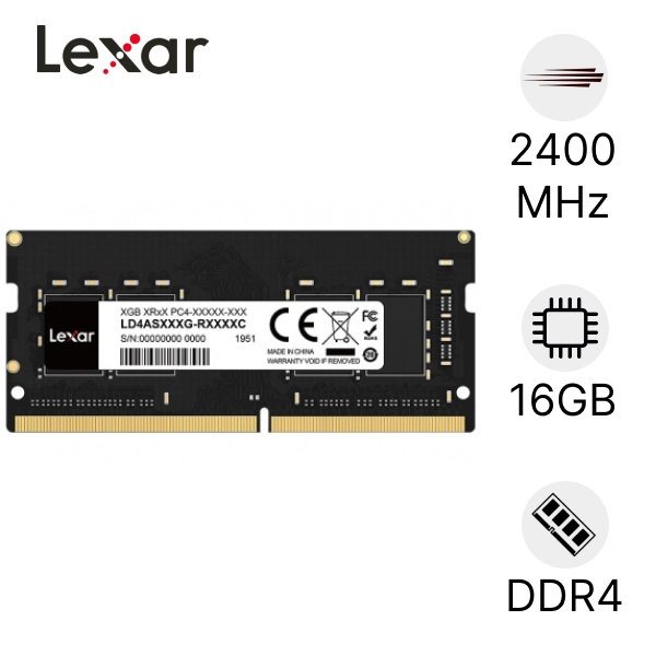RAM laptop Lexar DDR4 16GB BUS 2400 cũ đẹp chính hãng | Lấy liền