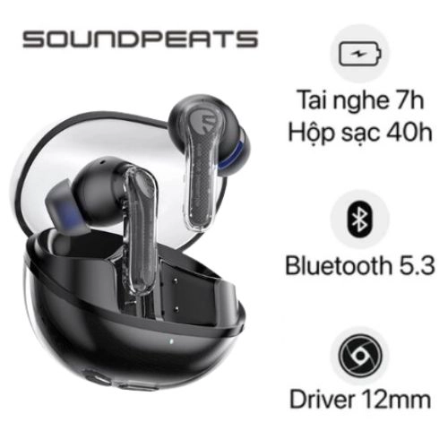 Tai nghe Bluetooth SoundPEATS Clear chính hãng | Lấy liền