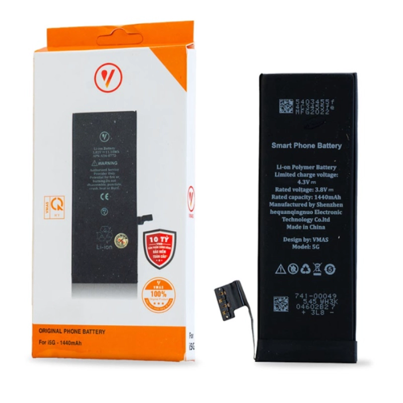 Thay pin iPhone 5 Vmas dung lượng chuẩn chính hãng