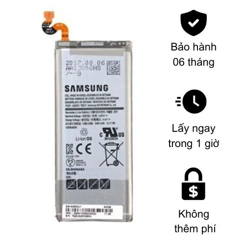 Thay pin Samsung Note 8 Chính hãng | Giá rẻ tại TPHCM, Hà Nội