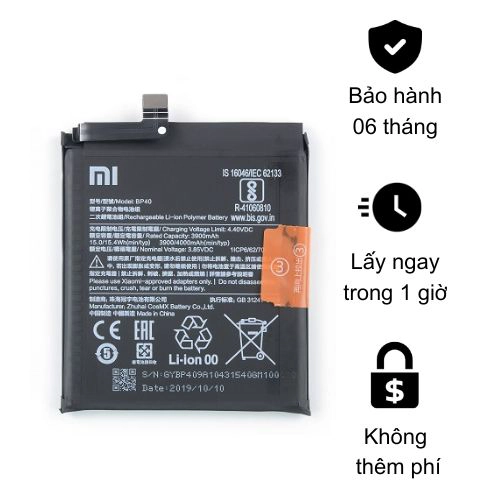 Thay pin Xiaomi Redmi Mi 9T Pro dung lượng cao tiết kiệm pin