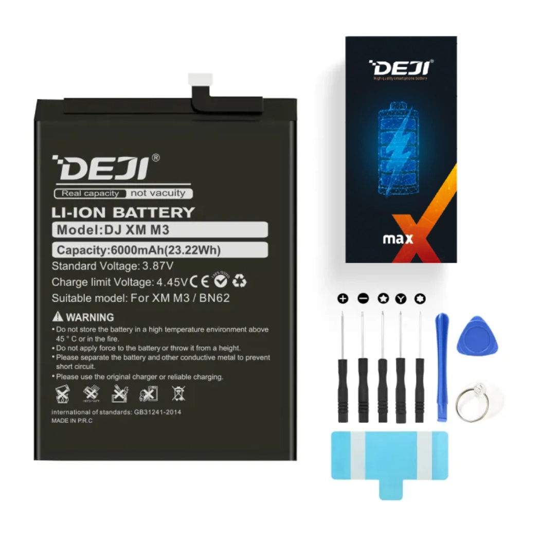 Thay pin Xiaomi Redmi 9T chính hãng Deji chính hãng | Lấy liền