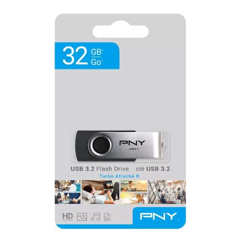 USB 32GB PNY Turbo 3.2 chính hãng | Lấy liền