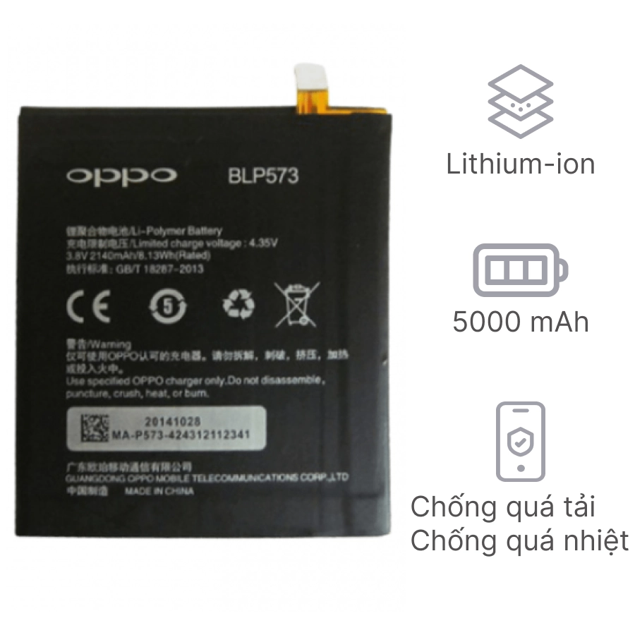 Thay pin OPPO A55S chính hãng | Lấy liền