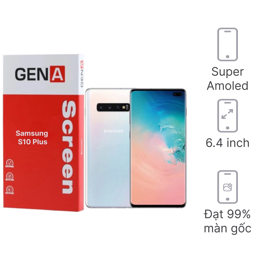 Thay màn hình Samsung S10 Plus rời chính hãng GENA loại Pro chính hãng ...
