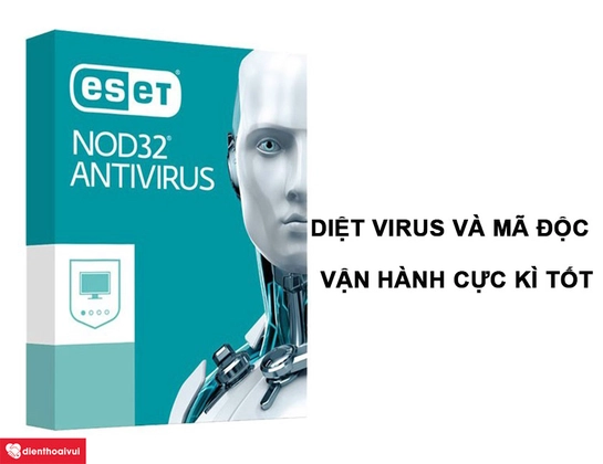 Phần mềm virus Eset Nod32 EVA-1U1Y 1 năm bản quyền
